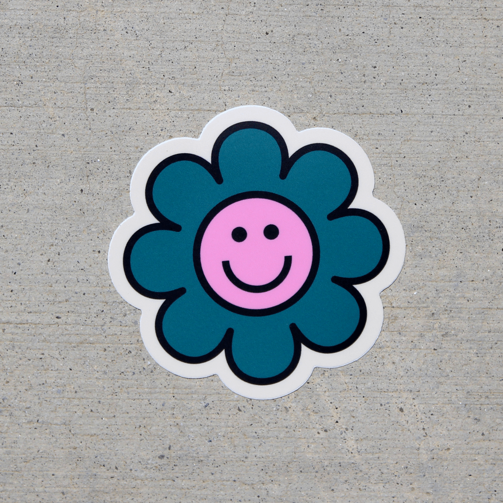 Happy Flower Sticker | Goody Camp